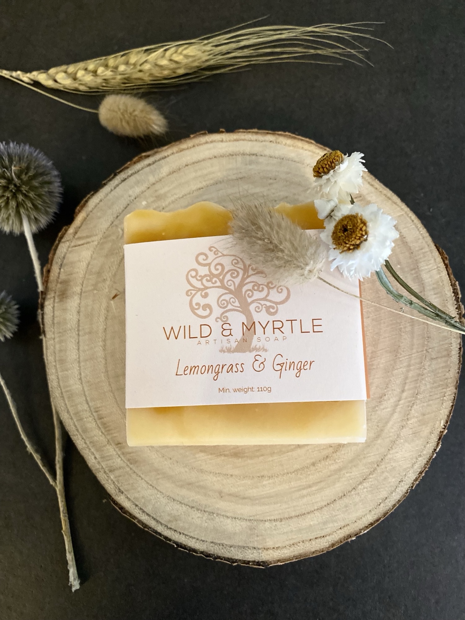 Lemongrass & Ginger (square bar) | Wild & Myrtle